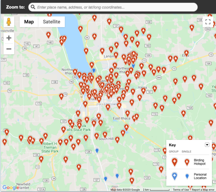 eBird Hotspots | Land Trust Bird Conservation Initiative