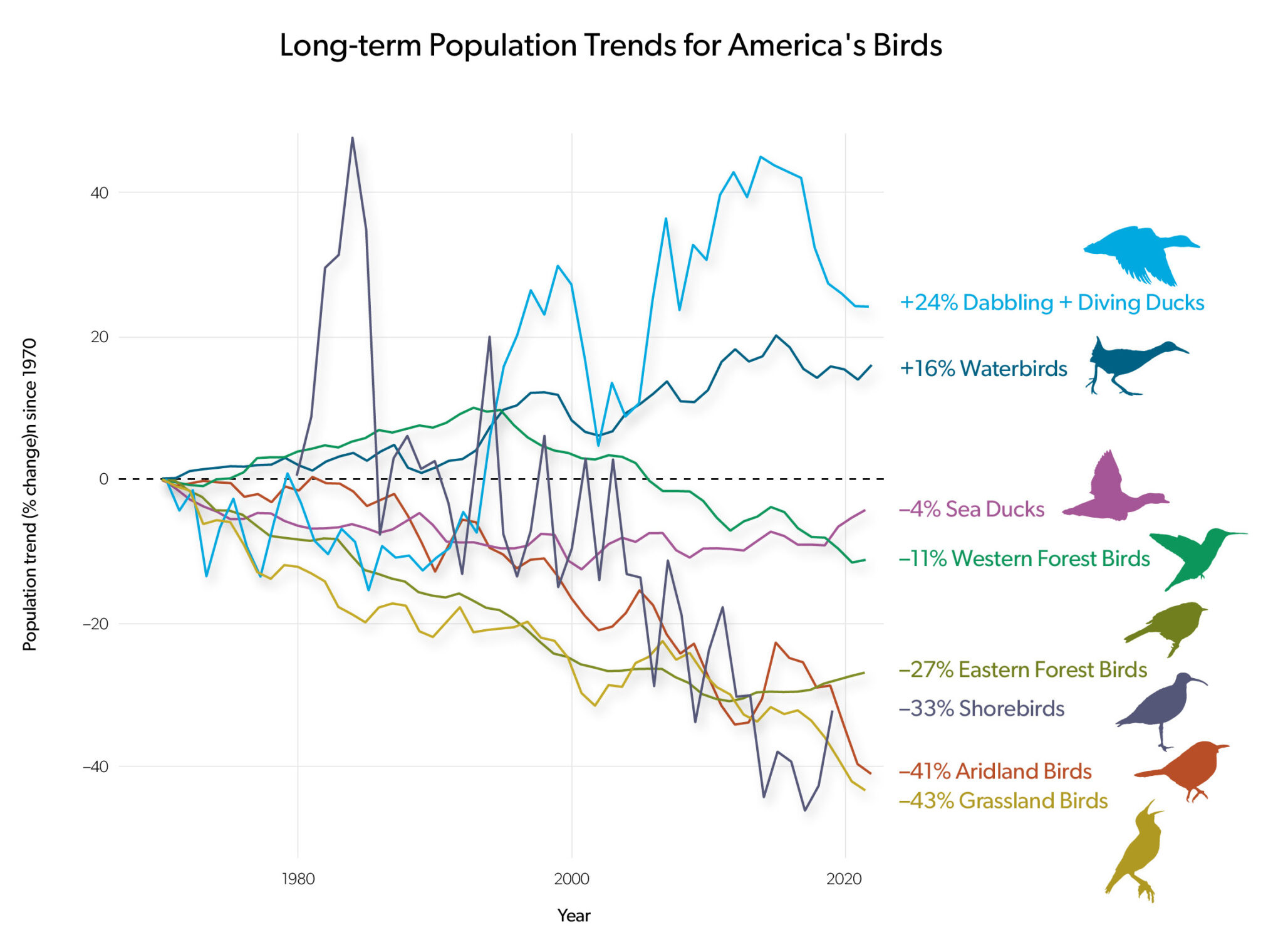 State of the Birds 2025 | Land Trust Bird Conservation Initiative