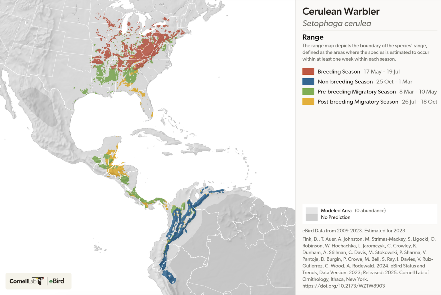 Cerulean Warbler (CERW) | Land Trust Bird Conservation Initiative