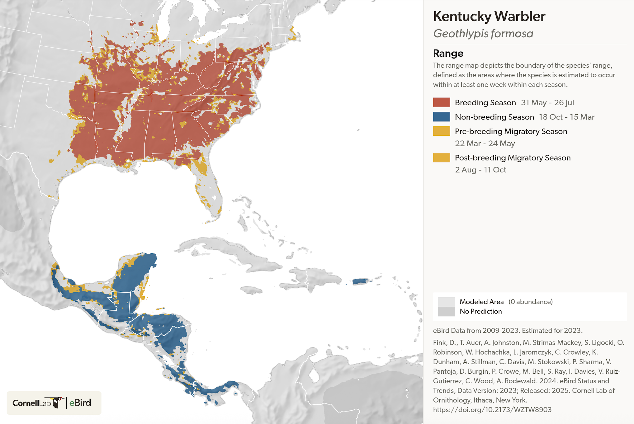 Kentucky Warbler (KEWA) | Land Trust Bird Conservation Initiative