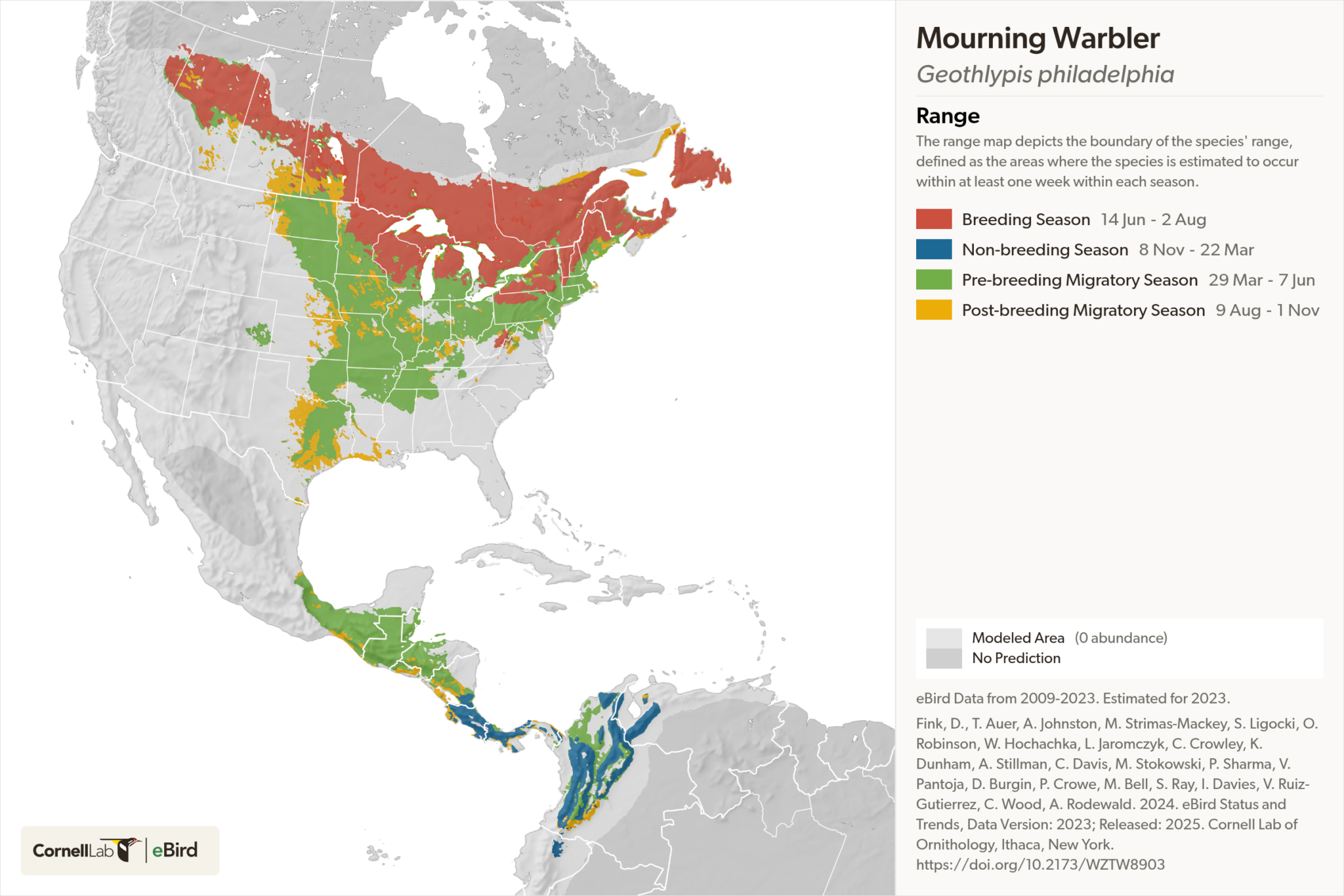 Mourning Warbler (MOWA) | Land Trust Bird Conservation Initiative